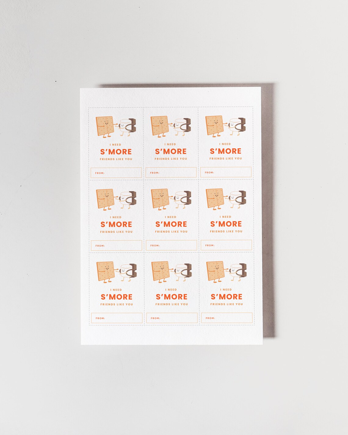 Digital Valentines Day Cards Printable Kids Children Candy | Etsy