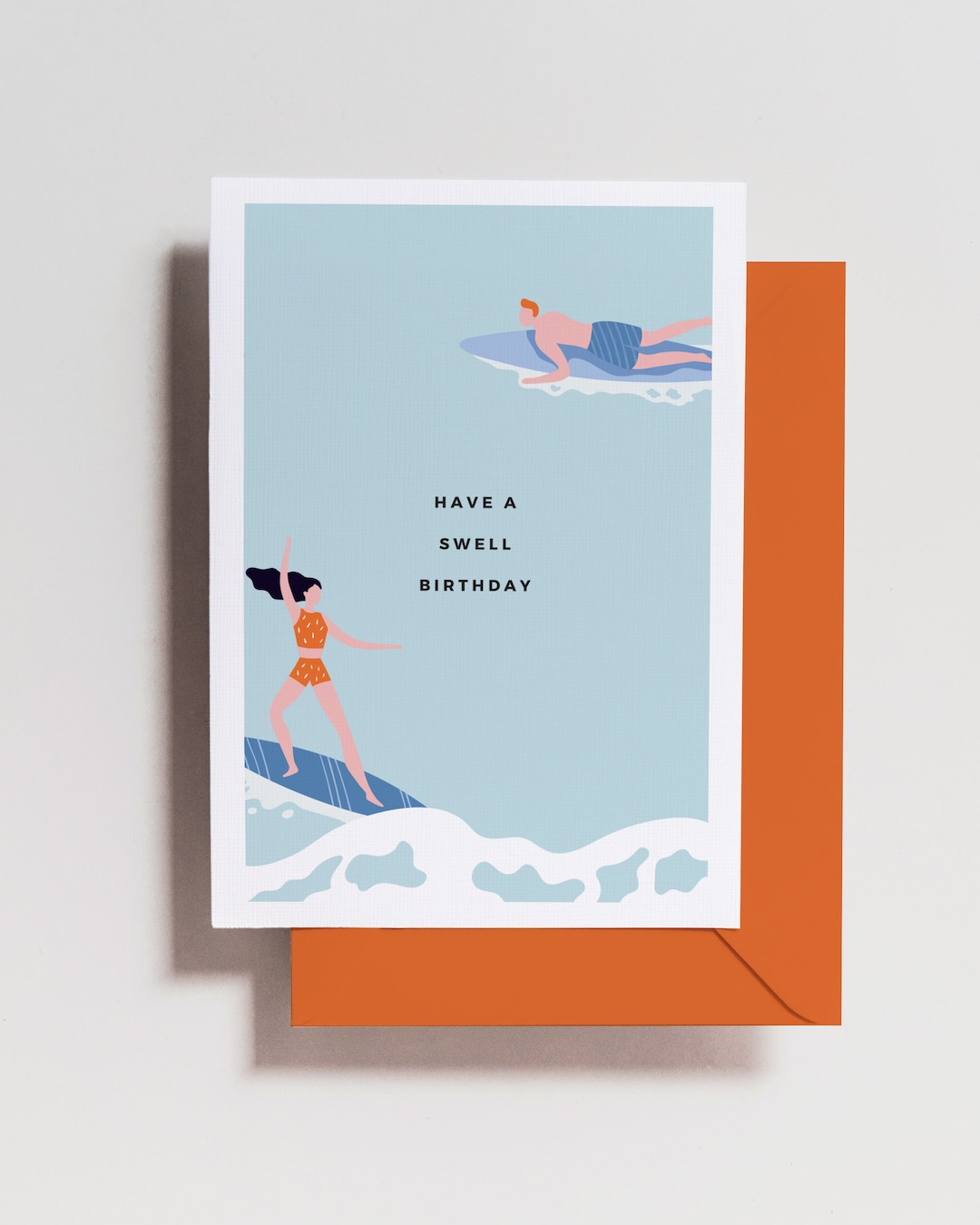 Funny Birthday Card • surfer • surfs up • happy Birthday • general ...