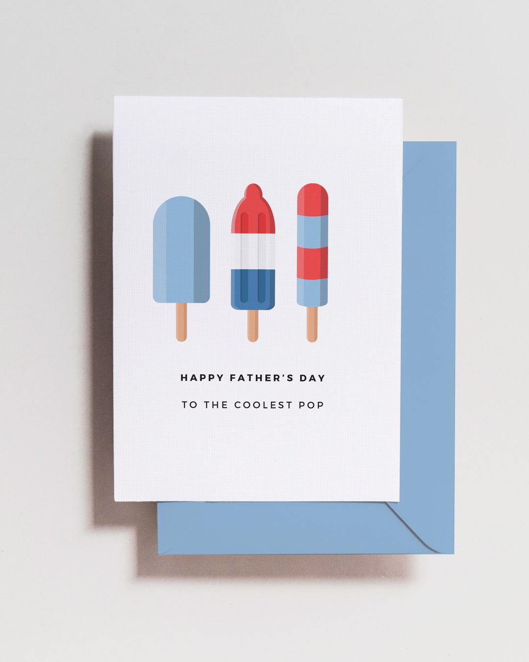 Funny Father's Day Card - Dad Joke - Pop - Popsicle - Grandpa - Father ...