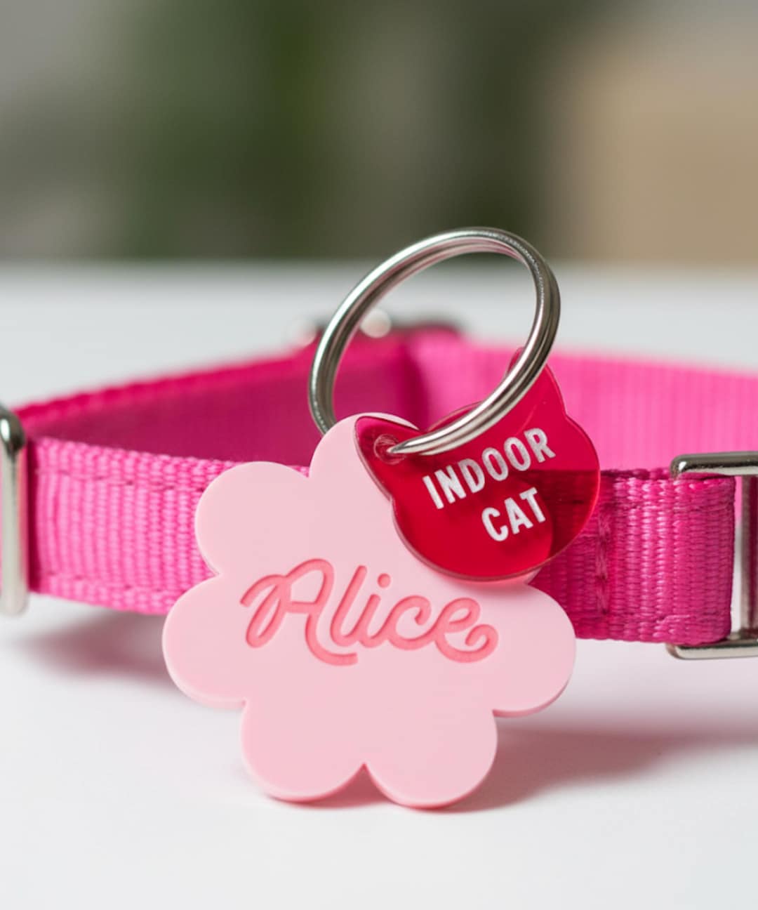 Personalized Pet ID Tag – Custom Dog & Cat Name Collar Charm - Etsy
