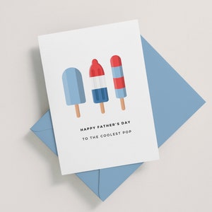 Funny Father's Day Card - Dad Joke - Pop - Popsicle - Grandpa - Father ...