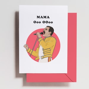 Freddie Mercury Mother's Day Card - Etsy
