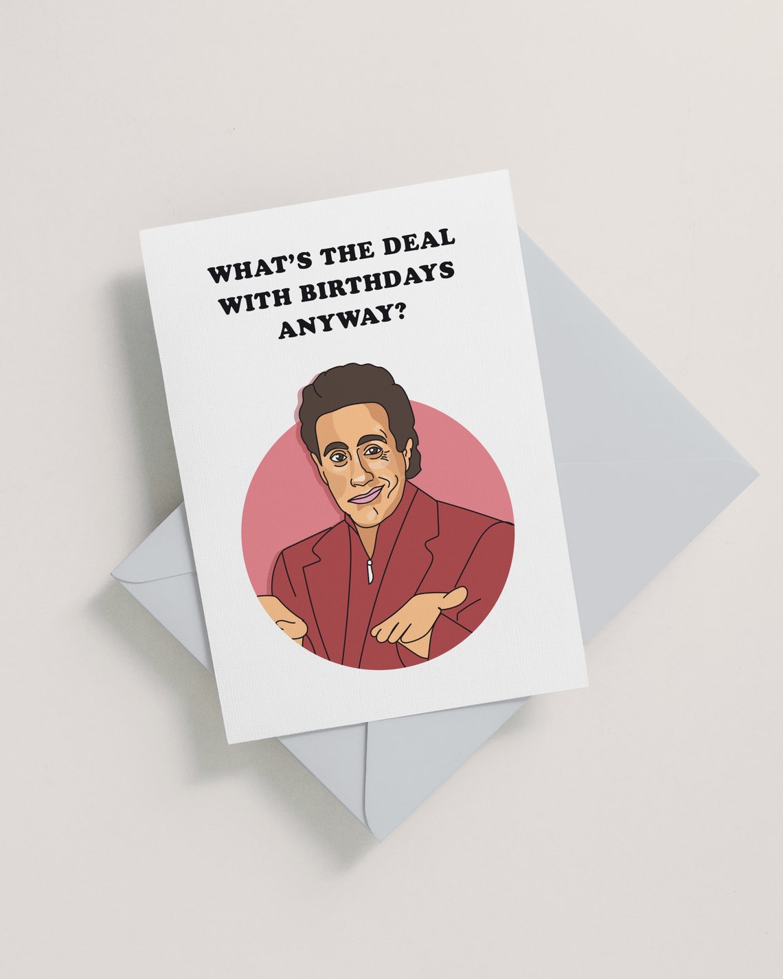 Seinfeld Birthday Card Funny Happy Birthday What's the - Etsy