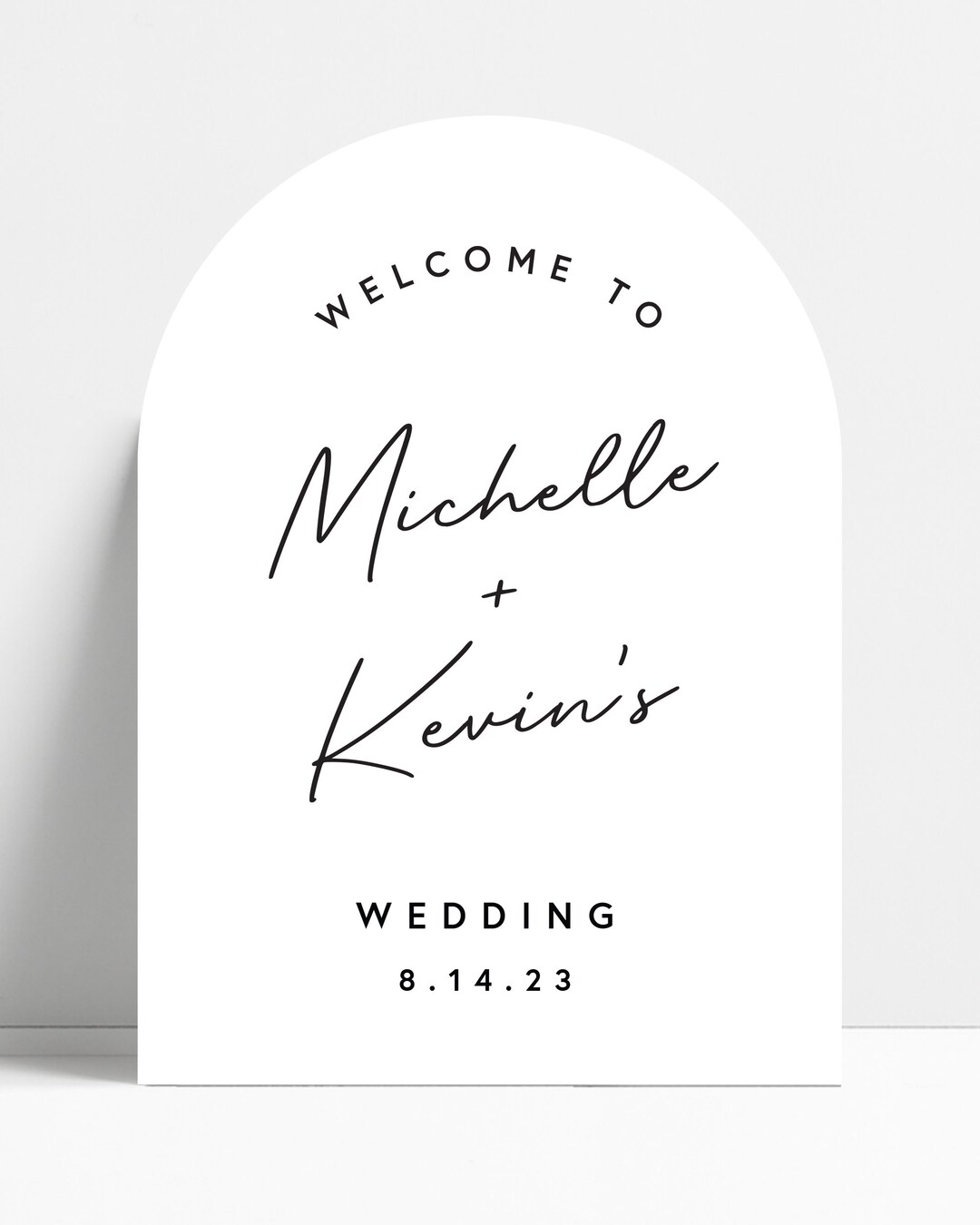 Arch Wedding Welcome Sign • Wedding Sign • custom Sign • acrylic ...