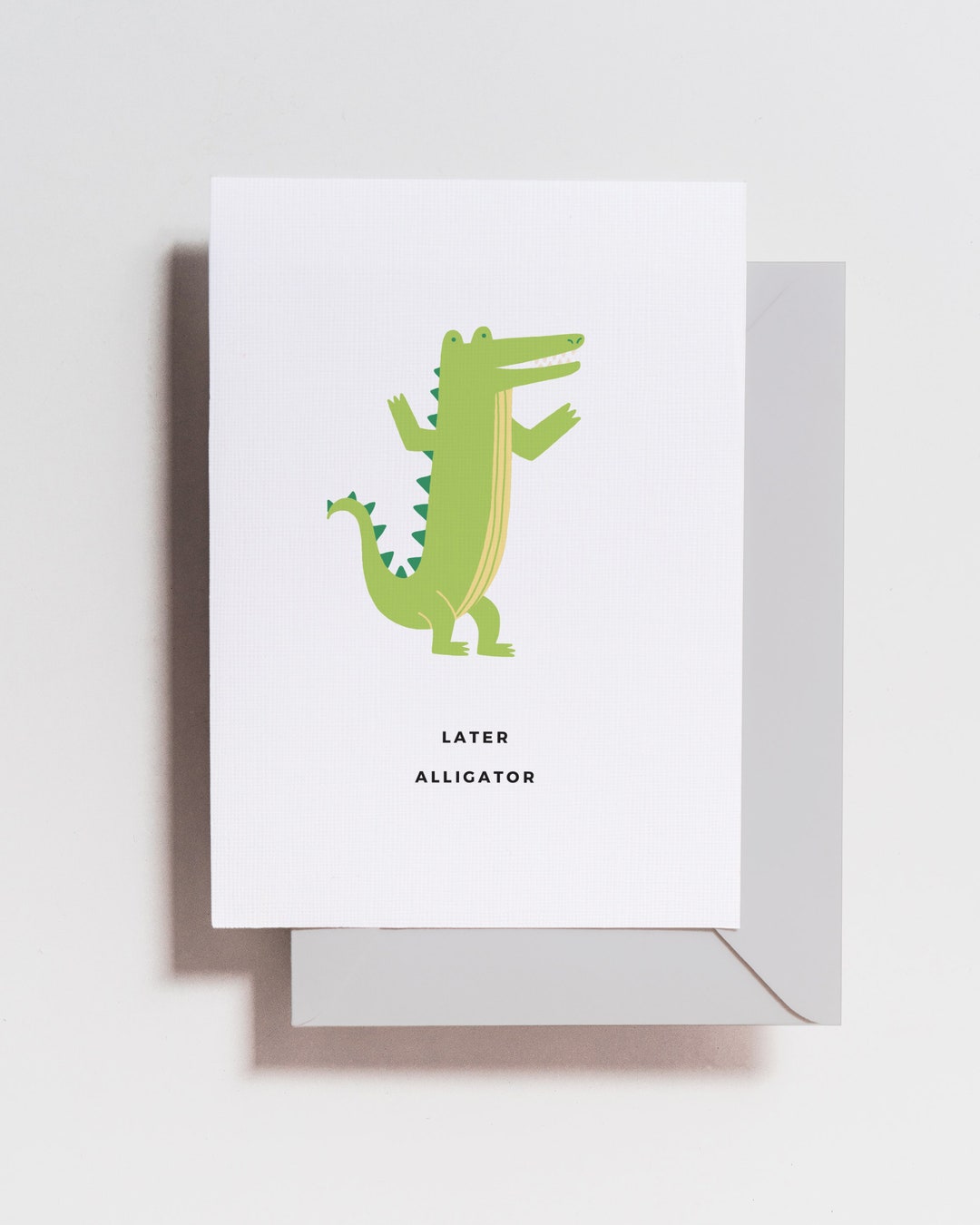General Greeting Card - Later Alligator Card - Thank You - for Teacher ...