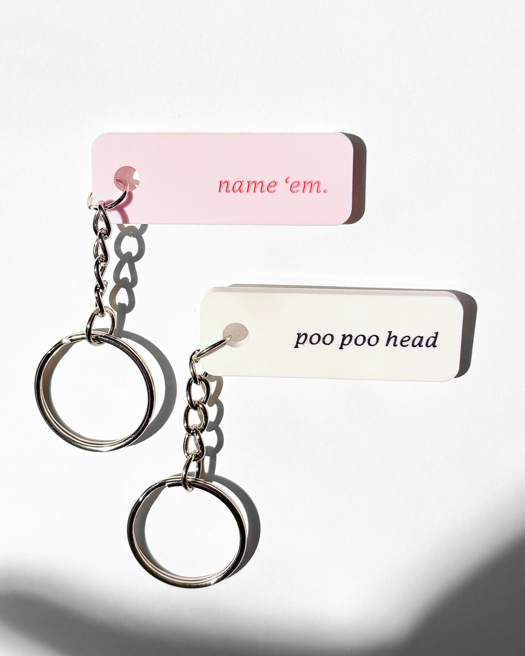 Bravo Keychain - Name Em, Poo Poo Head, Custom Keychain - Etsy