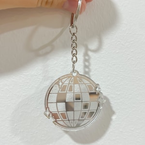 Disco Ball Keychain, Retro Keychain, Gift - Etsy