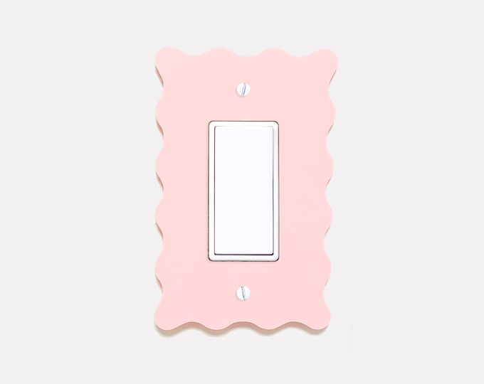 Pink Aesthetic Cute Kawaii Light Switch Plate - Etsy