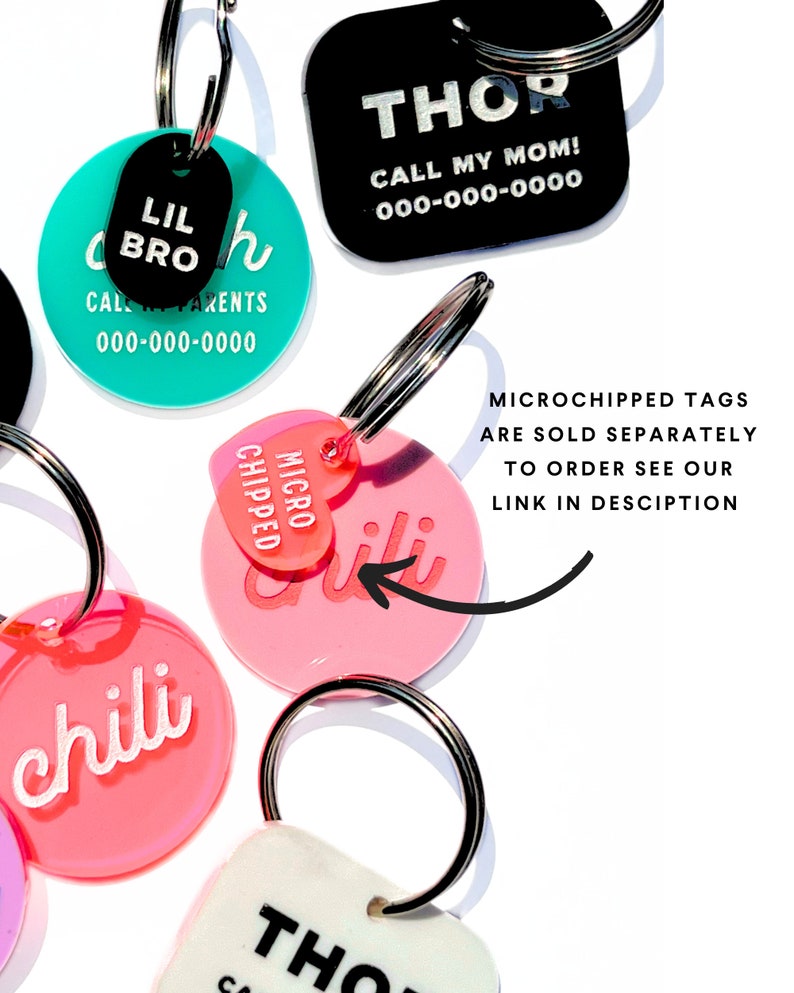 Personalized Pet ID Tag – Custom Dog & Cat Name Collar Charm - Etsy