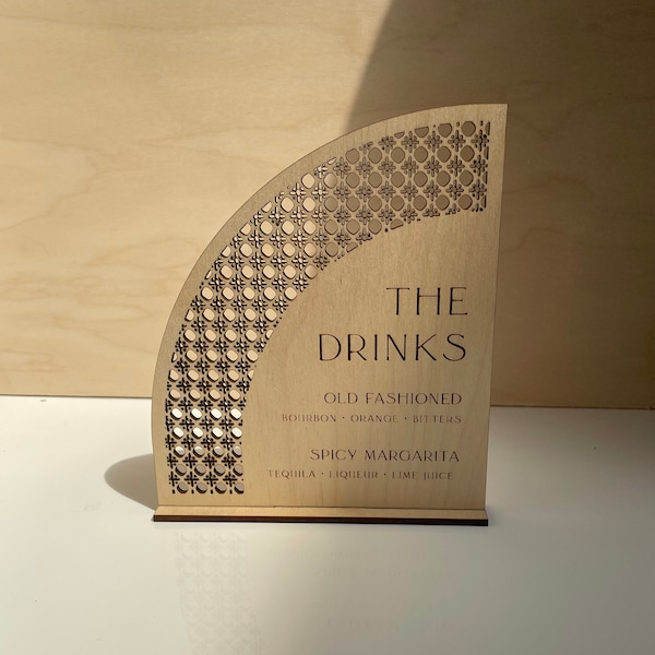 Wood Menu Sign - Etsy