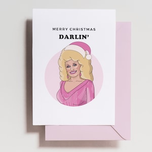 Dolly Parton Christmas Card, Funny Christmas Card, Friend, Gift, 2023 ...