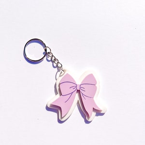 Coquette Bow Keychain | Bow Keychain | Valentine's Day Gift | for Her ...