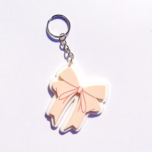 Coquette Bow Keychain | Bow Keychain | Valentine's Day Gift | for Her ...