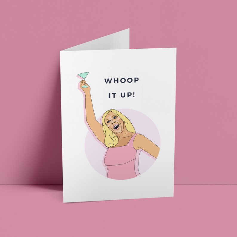 Whoop It up Card Vicki Gunvalson Rhoc Orange County - Etsy
