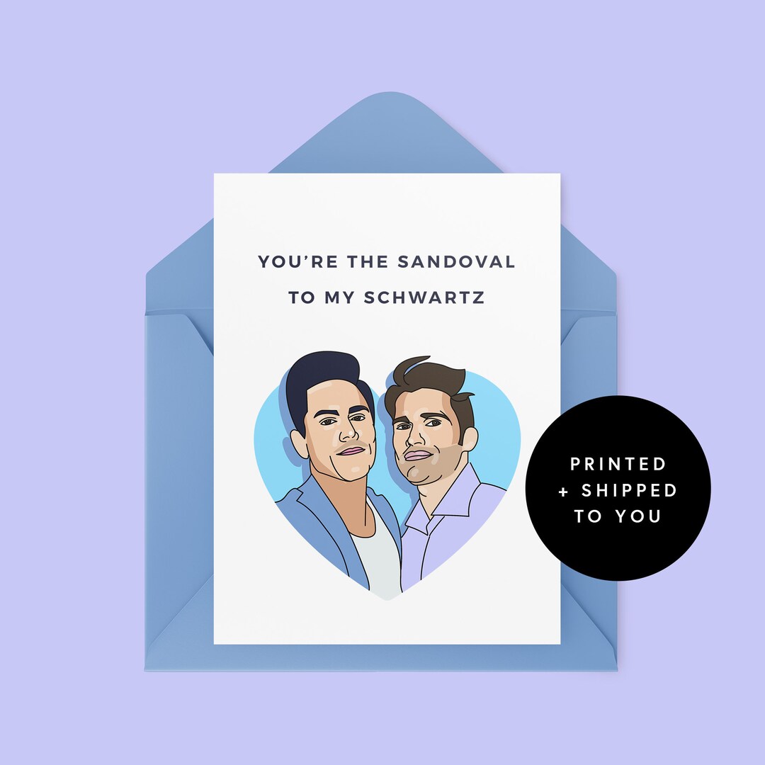 Vanderpump Rules Card: Sandoval to My Shwartz - Bravo Bromance - Etsy