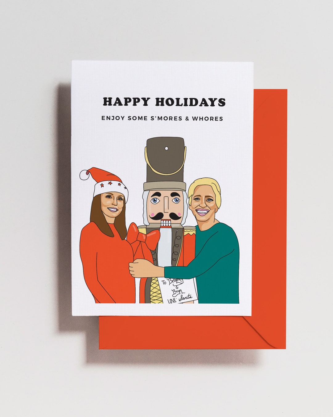 Bravo Christmas Card Rhony Holiday Card Bethenny Dorinda Happy Holidays ...