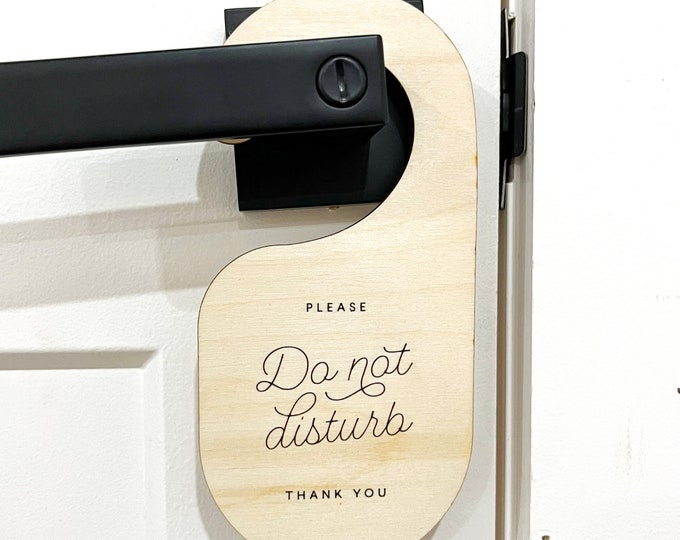Welcome/do Not Disturb Door Hanger Sign PVC Double-sided Door Knob Hanger for Privacy in Bedroom ...