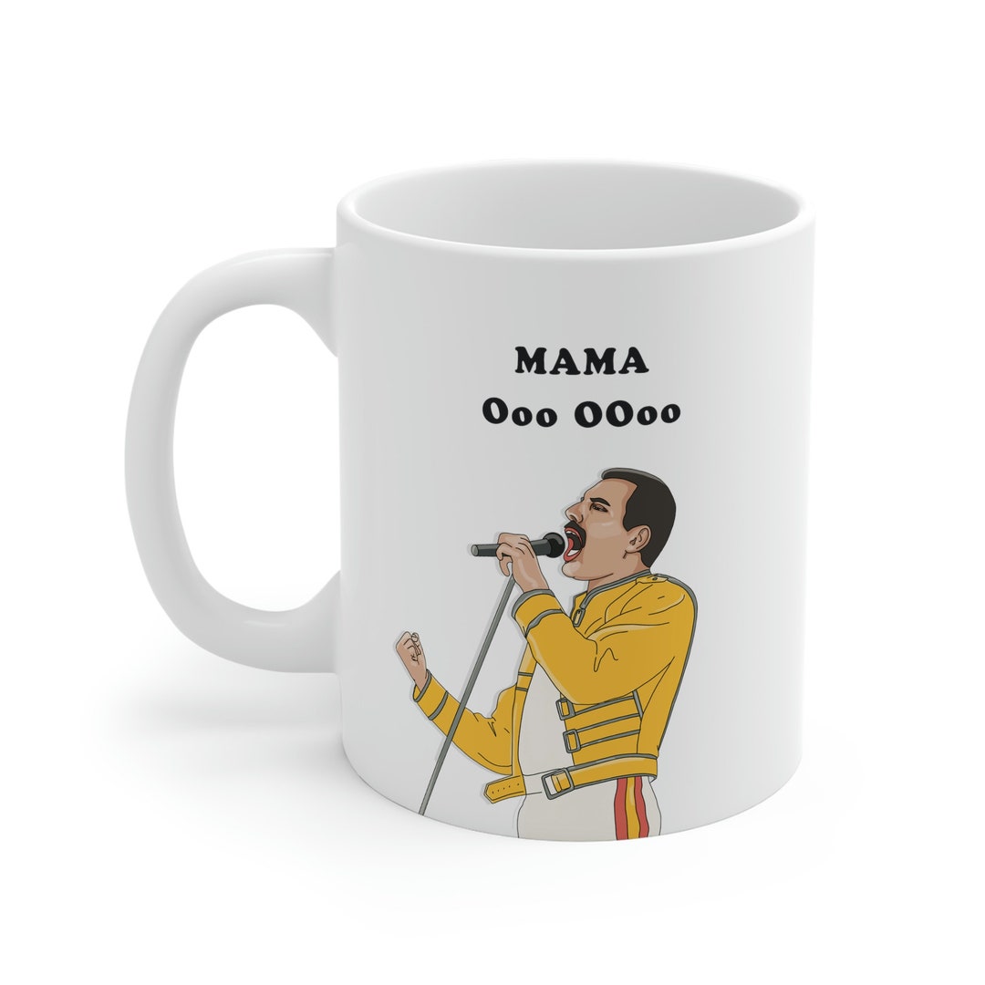 Queen Mama Oooo Mom Mug Freddie Mercury Best Mom Ever - Etsy