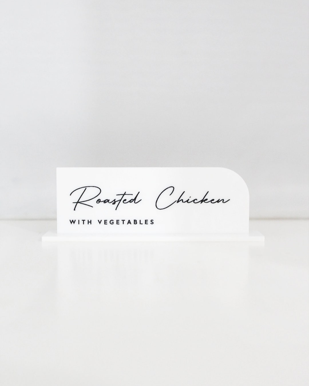 Arched Wedding Food Station Sign: Acrylic Buffet Decor - Etsy