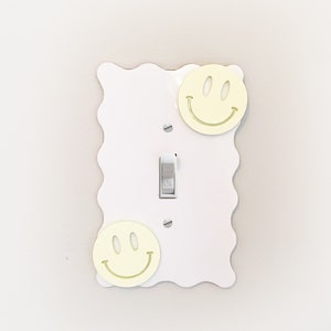 Smiley Wave Light Switch Plate Cover Light Switch Cover Custom Switch ...