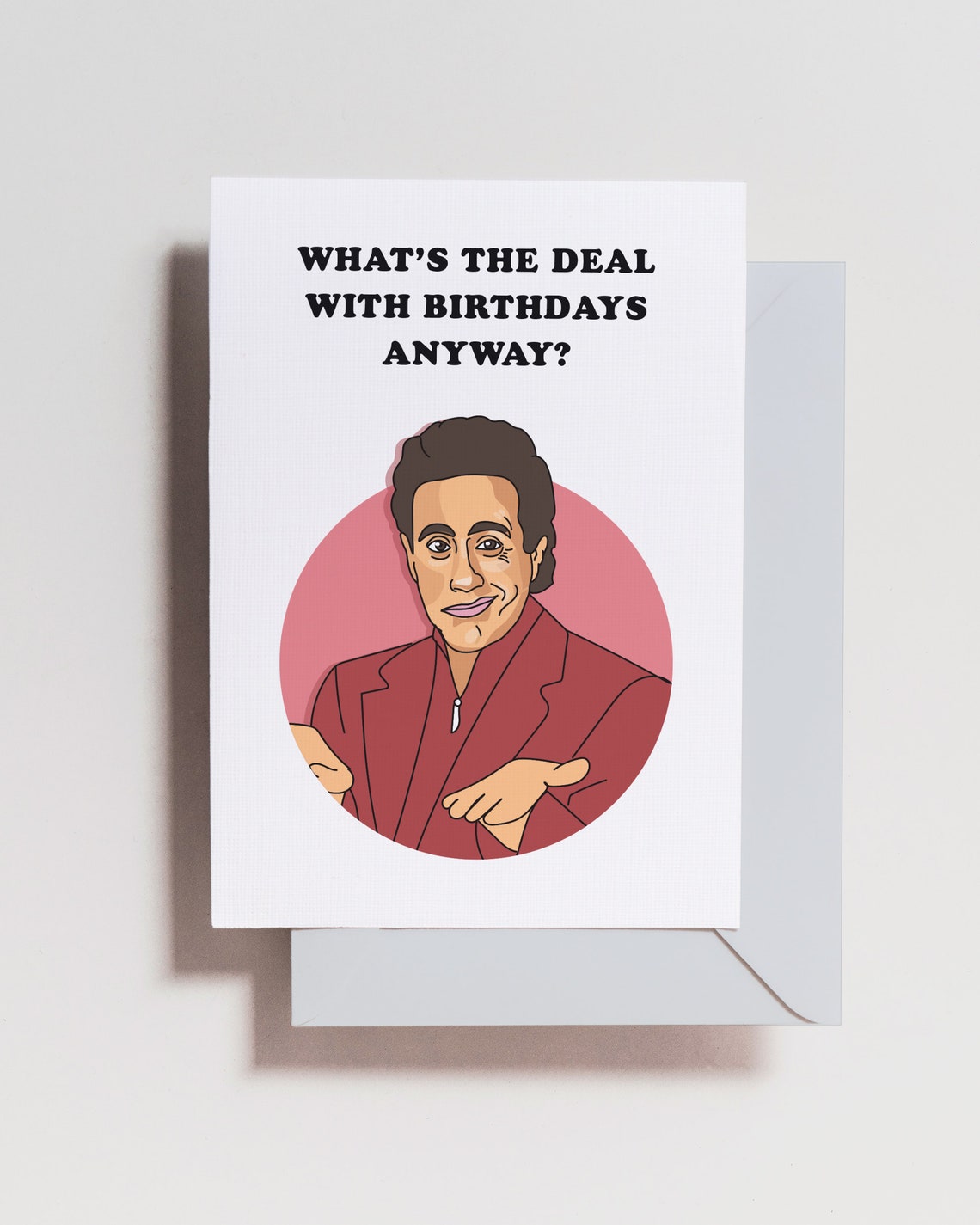 Seinfeld Birthday Card Funny Happy Birthday What's the - Etsy