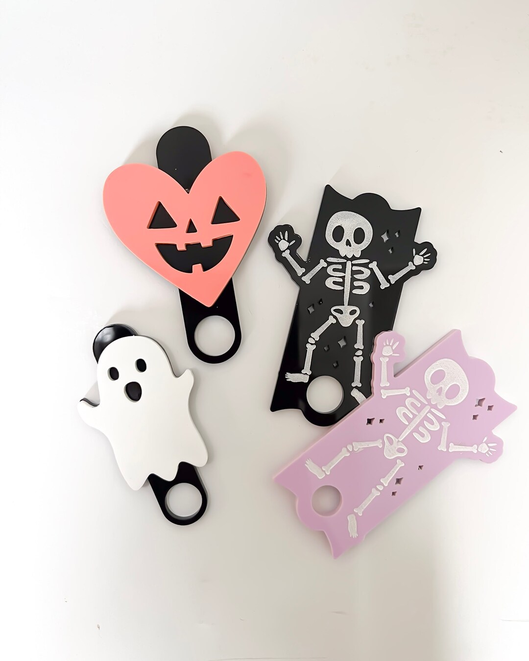 Halloween Tumbler Name Tag: Acrylic Ghost, Pumpkin, Skeleton - 30/40 Oz ...