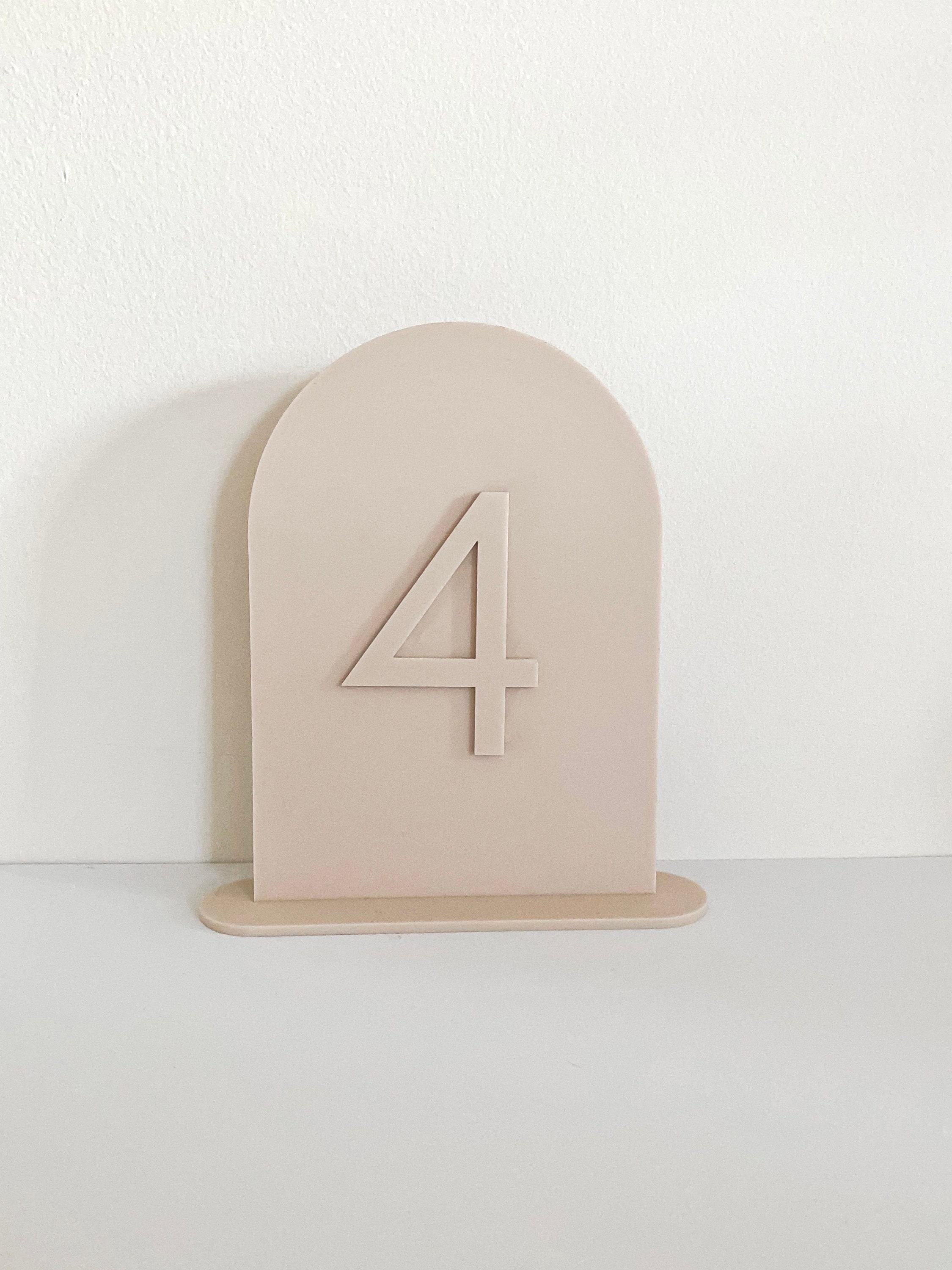 Arch Wedding Table Numbers: Luxury Centerpiece Decorations - Etsy