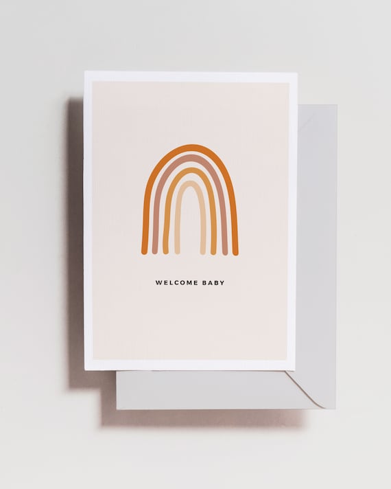 Rainbow Baby Card Baby Shower Card Mom to Be New Mom | Etsy