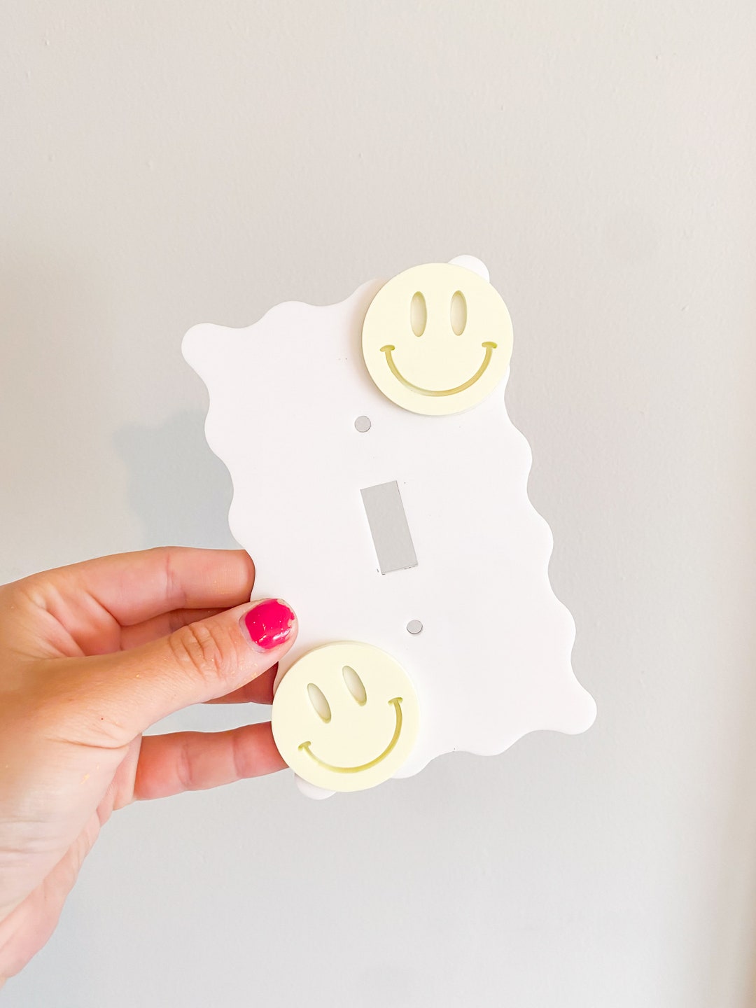 Smiley Wave Light Switch Plate Cover Light Switch Cover Custom Switch ...
