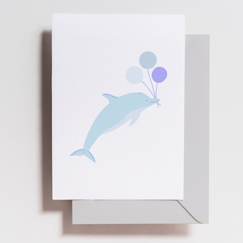 Dolphin Greeting Cards - Etsy