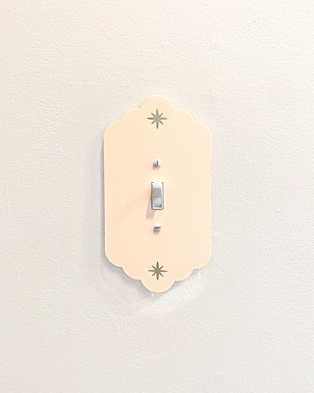 Scalloped Star Light Switch Plate Cover - Lasercut Acrylic - Etsy