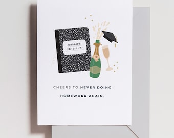 Pun Graduation Card | Etsy