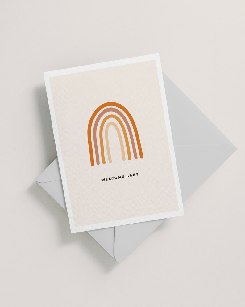 Rainbow Baby Card Baby Shower Card Mom to Be New Mom | Etsy