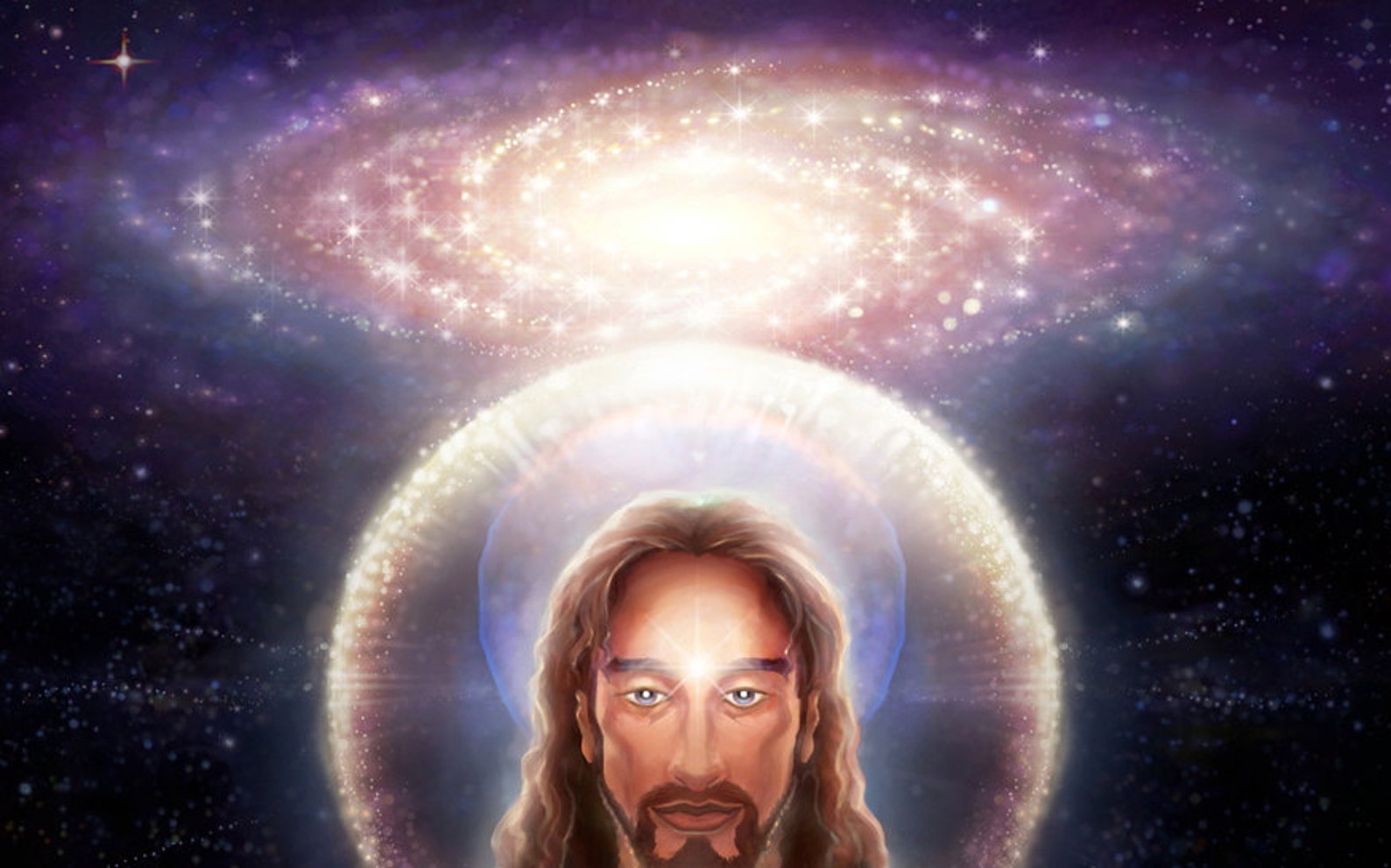Cosmic Christ Painting of Jesus Christ, Church, Pastor, Christian Deity ...
