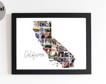 California Collage - Etsy