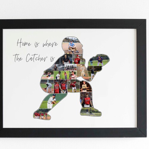 Baseball Photo Collage Baseball Team Gift Personalized Gift - Etsy