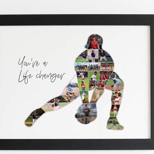 Baseball Photo Collage Baseball Team Gift Personalized Gift - Etsy
