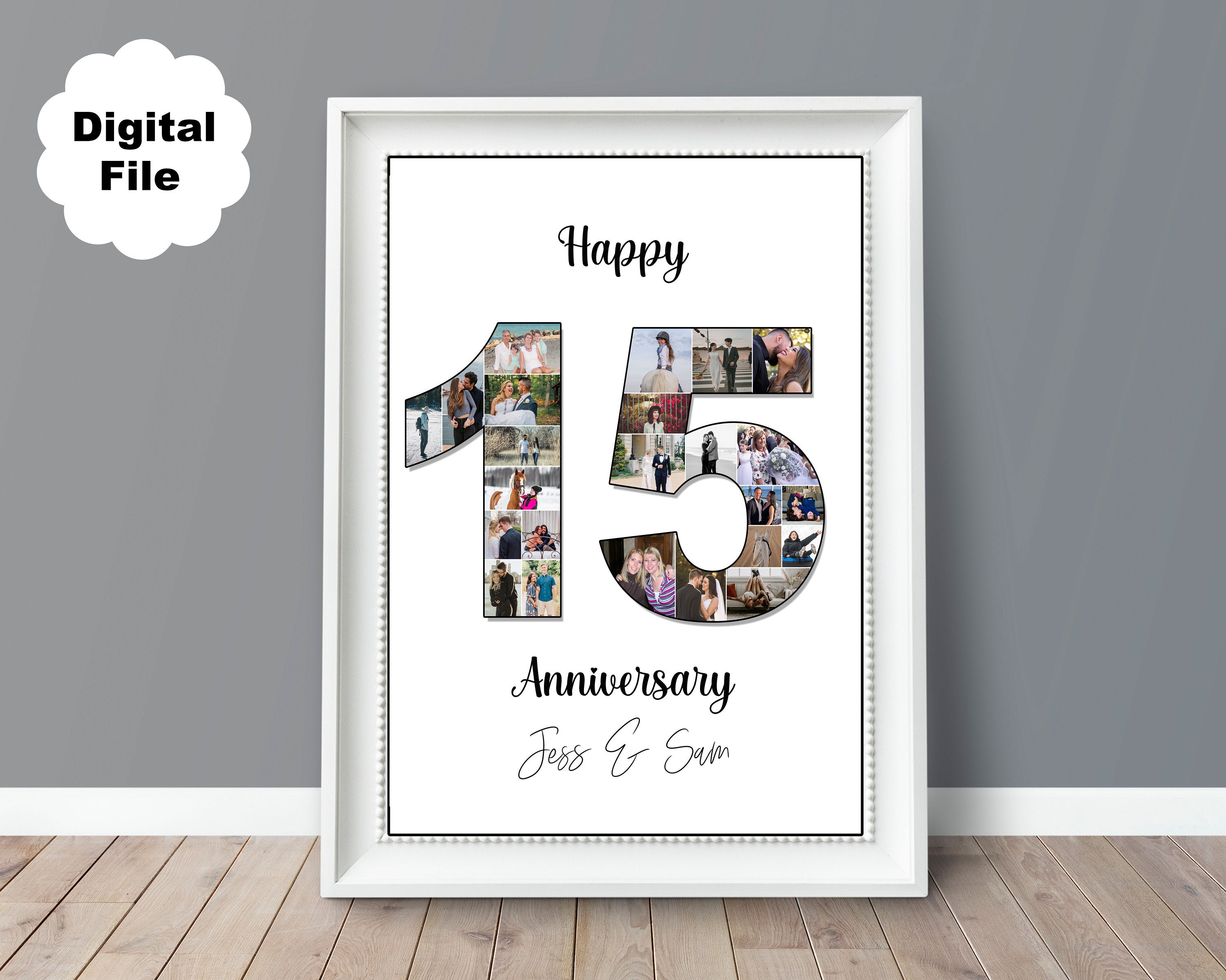 15 year Anniversary Gift for Husband 15th Anniversary Gift | Etsy