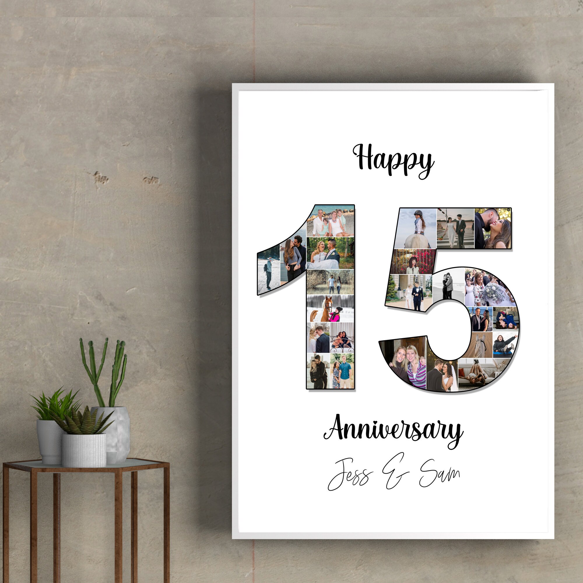 15 year Anniversary Gift for Husband 15th Anniversary Gift | Etsy