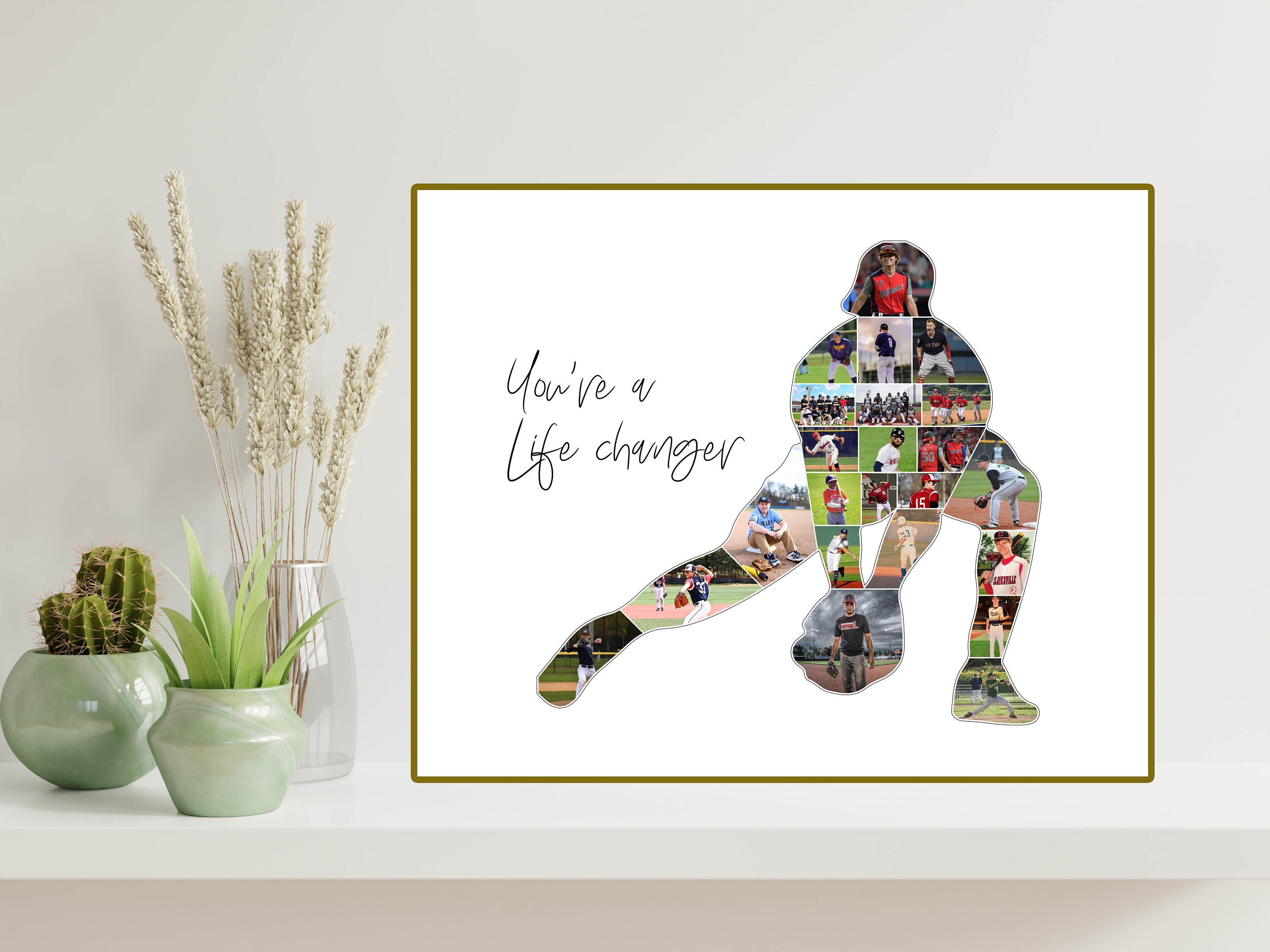 Baseball Photo Collage Baseball Team Gift Personalized Gift | Etsy