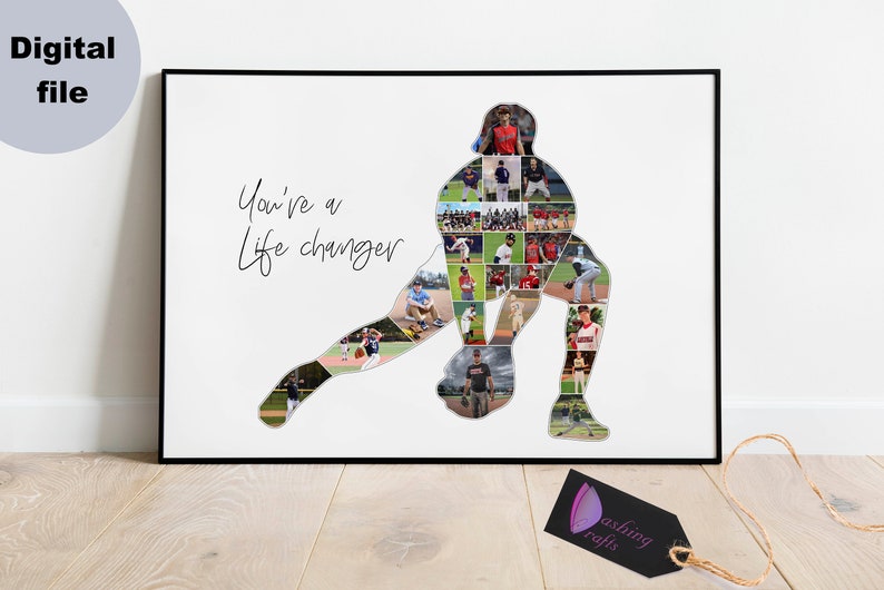 Baseball Photo Collage Baseball Team Gift Personalized Gift - Etsy