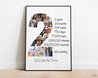 Number 2 Collage - Etsy