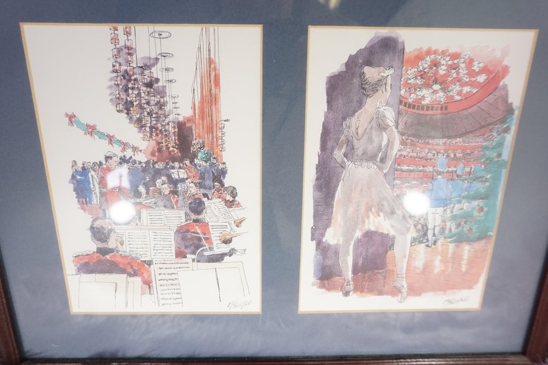 Roanoke Artist BILL FIRESTONE 3 Framed Mini Paintings of Ballerina ...