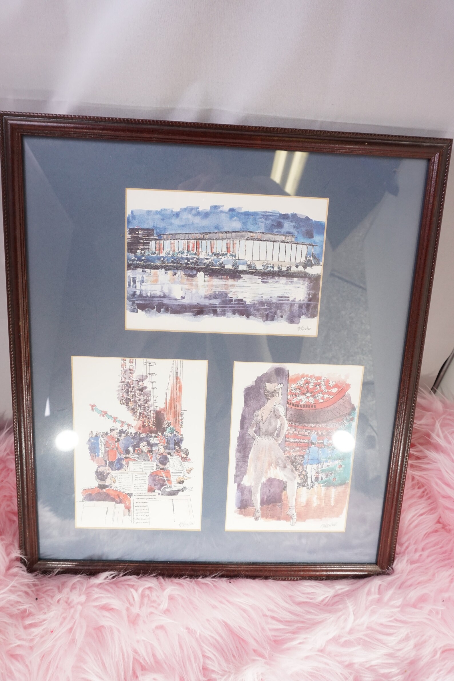 Roanoke Artist BILL FIRESTONE 3 framed mini paintings of | Etsy