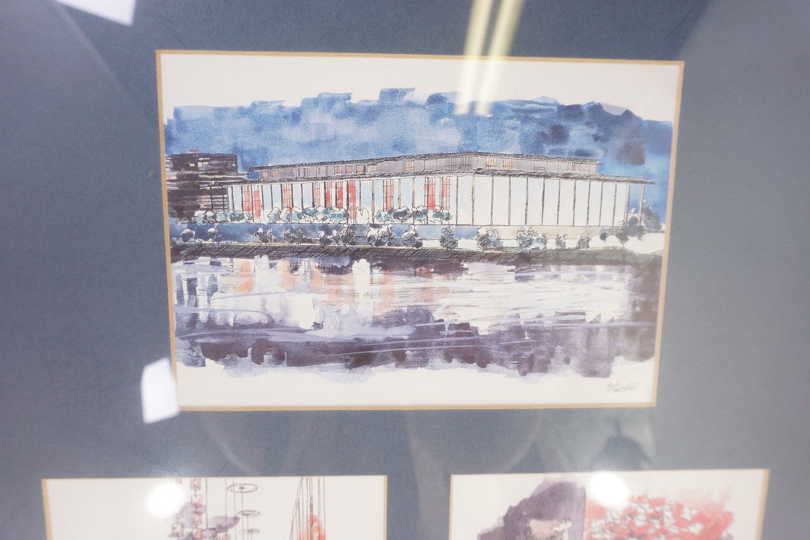 Roanoke Artist BILL FIRESTONE 3 framed mini paintings of | Etsy