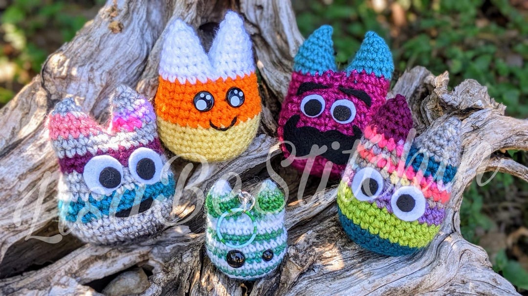 Full 'o Beans Monster Pal NO SEW Crochet PATTERN - Etsy