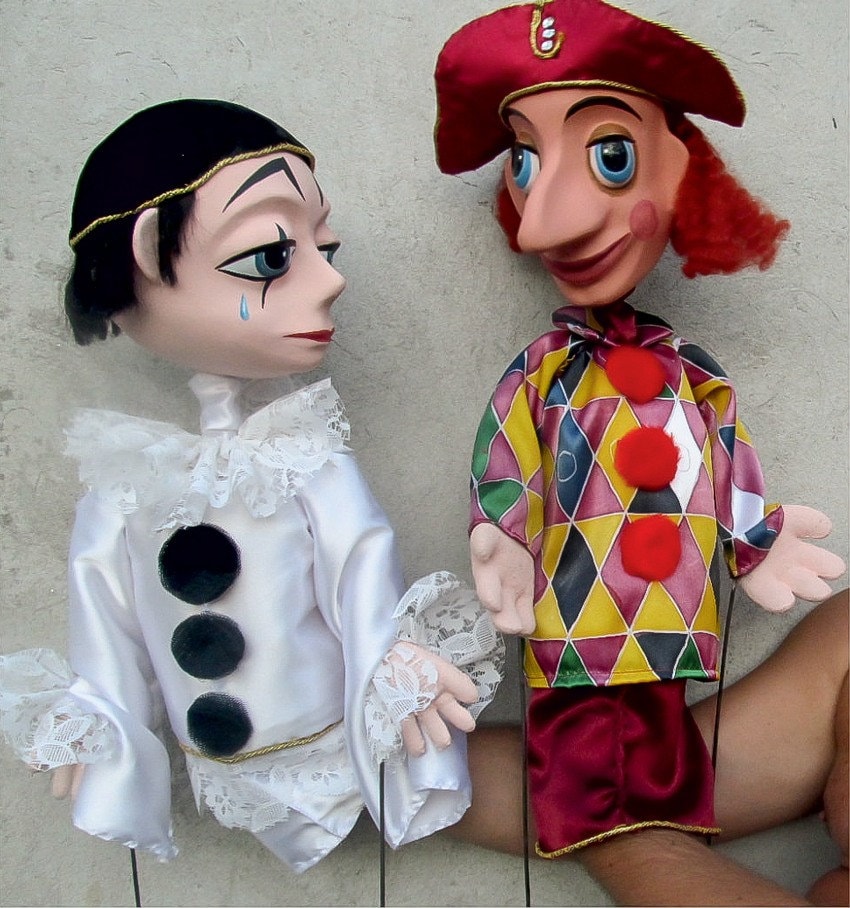 Rod Puppet. Professional Handmade Puppet Art-doll. Dolls and Miniatures ...