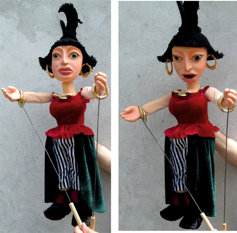 Rod Professional Puppet. Town Musicians of Bremen Puppets. Unique ...