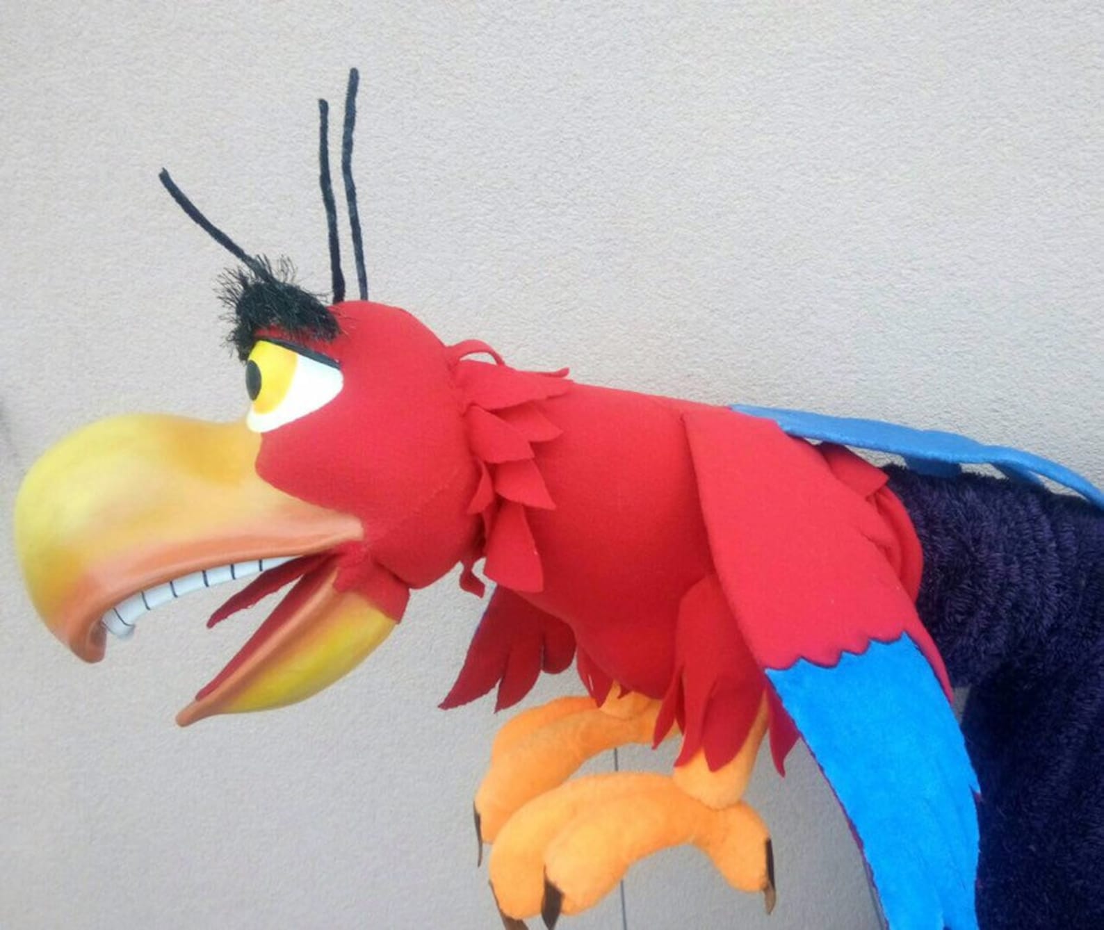 Iago Aladdin Red Hand Puppet - Etsy