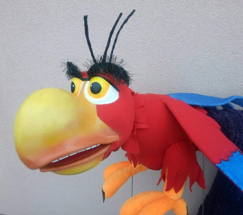 Iago Aladin Rote Handpuppe - Etsy